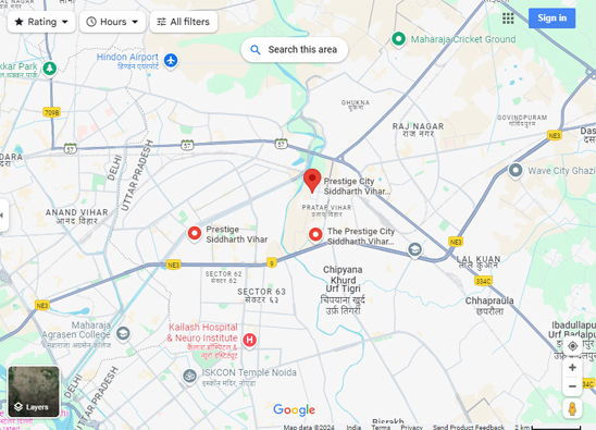 Prestige OAKWOOD Indirapuram, MULBERRY at The Prestige City